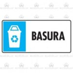 SEÑAL BASURA 10X20 NORMAL ESTIRENO – GADARK